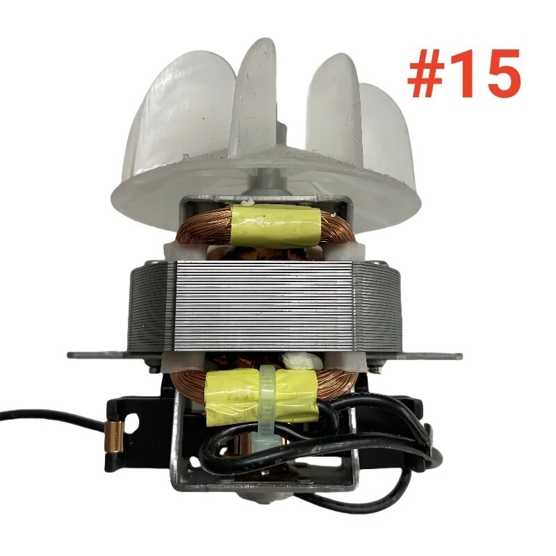 Детали фена для парикмахерской Профессиональный двигатель для фена высокой мощности # 15 двигателей с листом вентилятора 220 В 1800-2100 Вт