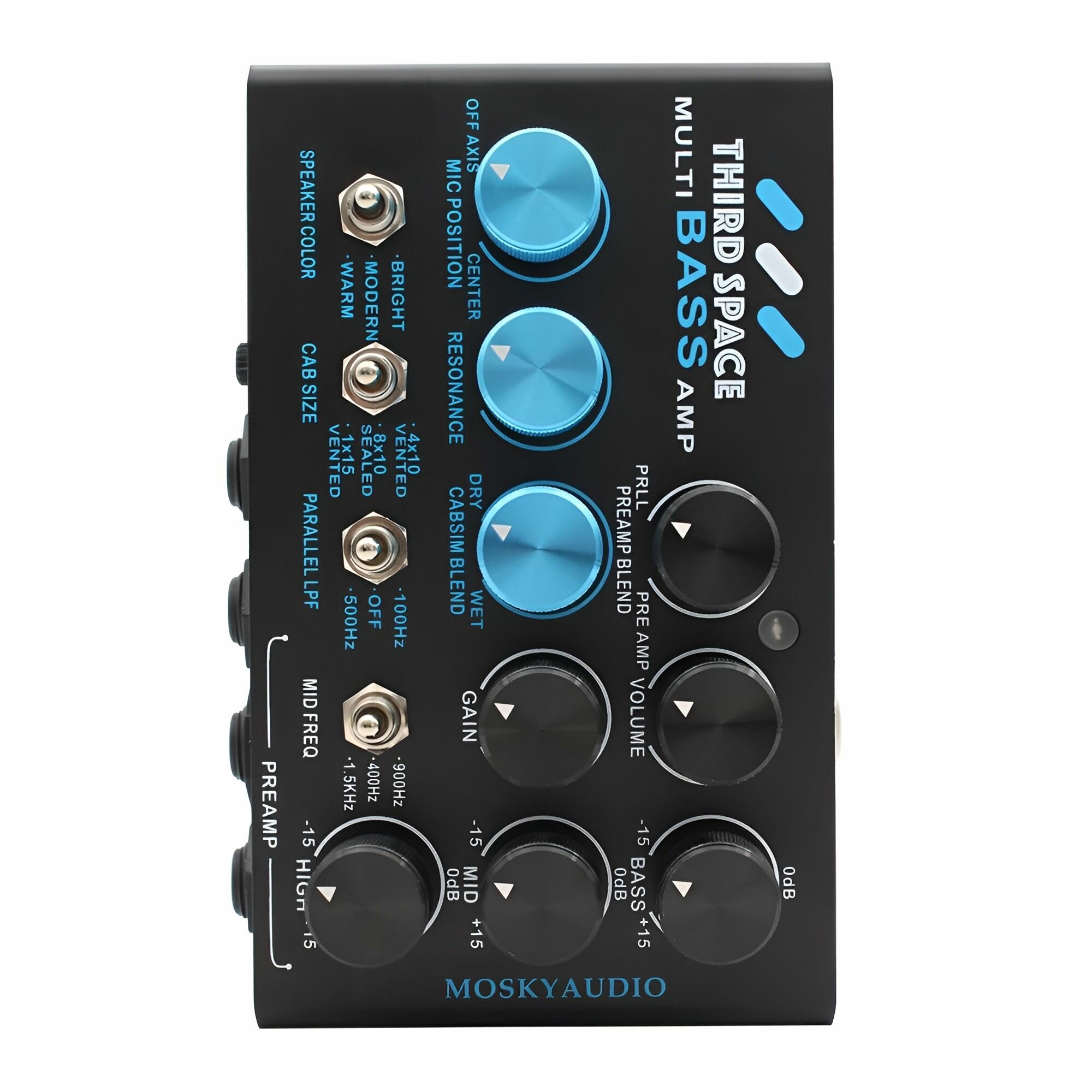 MOSKY THIRD SPACE MULTI BASS AMP Многофункциональный Процессор Эффектов С Имитацией Басового Кабинета