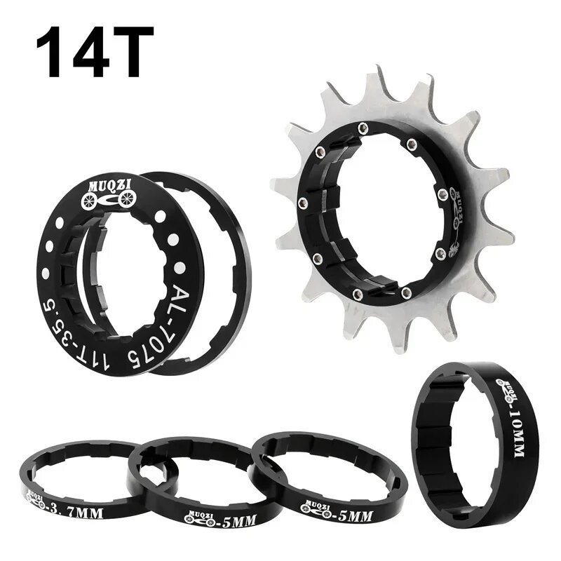 MUQZI набор звезд для велосипеда 12-17T Черный, 14T Black