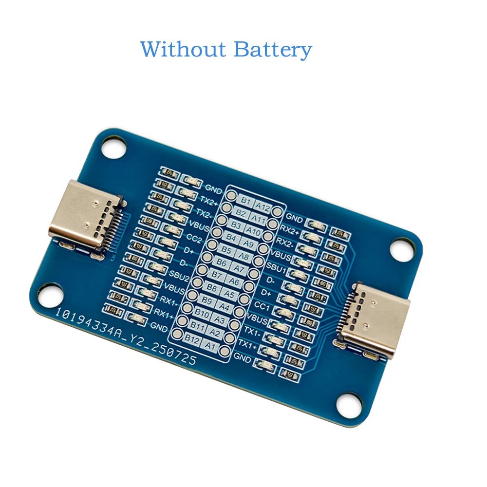 USB-плата расширитель Aideepen, без батареи, Color: No Battery