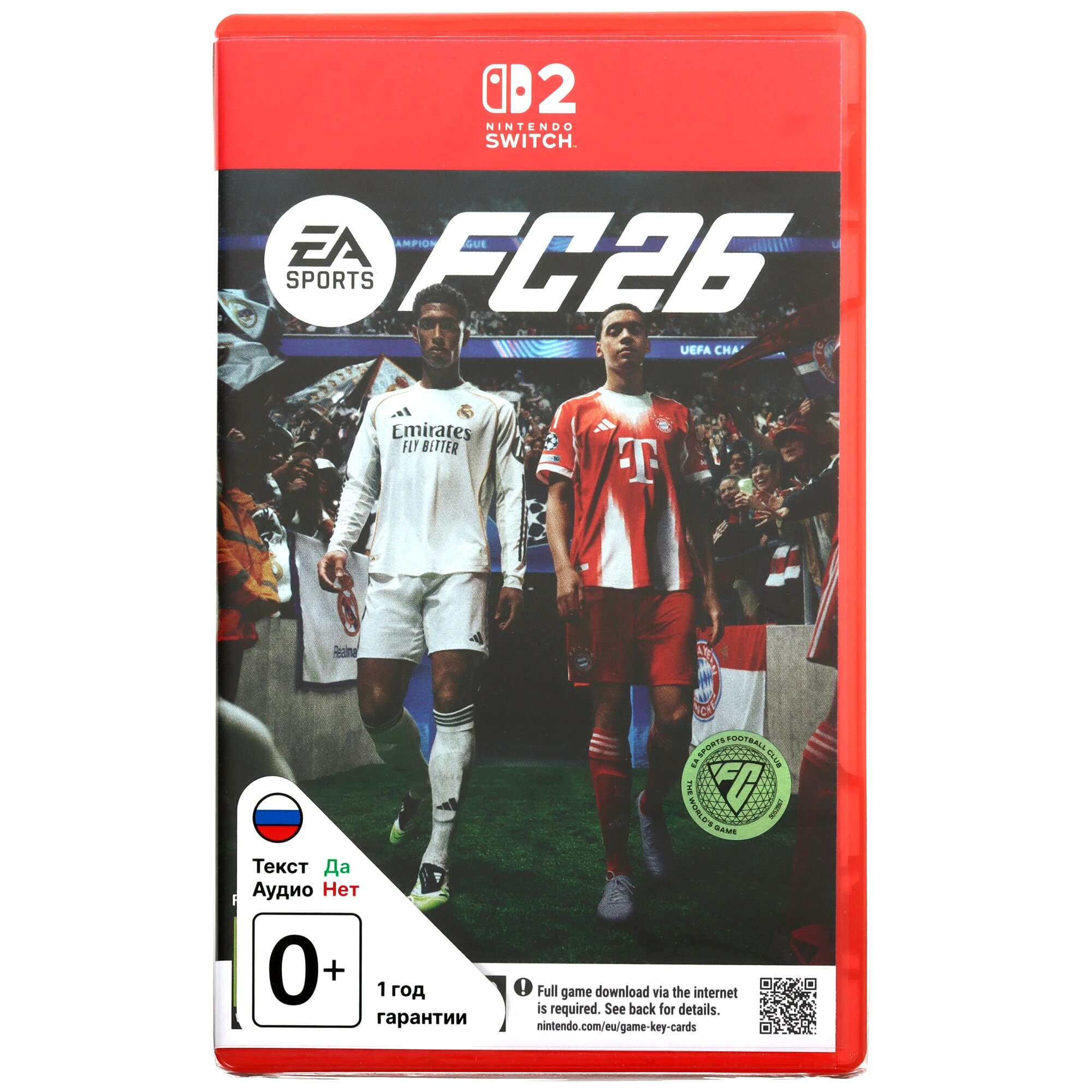 Игра EA SPORTS FC 26 (NS2) Стандартное издание, русские субтитры (ключ-карта)