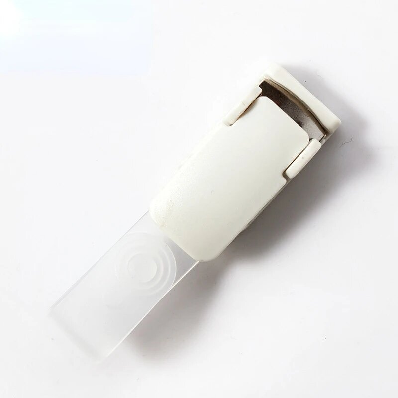 Кард клипсы для бейджа Белый, White