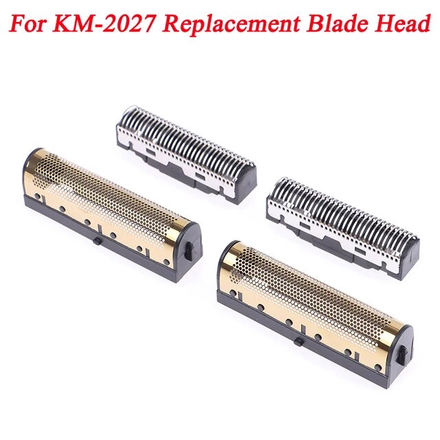 4 сменных лезвия для машинки для стрижки волос Kemei KM-2026/2027/2028/3382 / пинцета / головки для машинки для стрижки волос / сетчатого бритвенного аксессуара