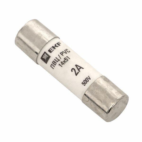 Вставка плавкая цилиндрическая ПВЦ 14х51 2А EKF pvc-14x51-2