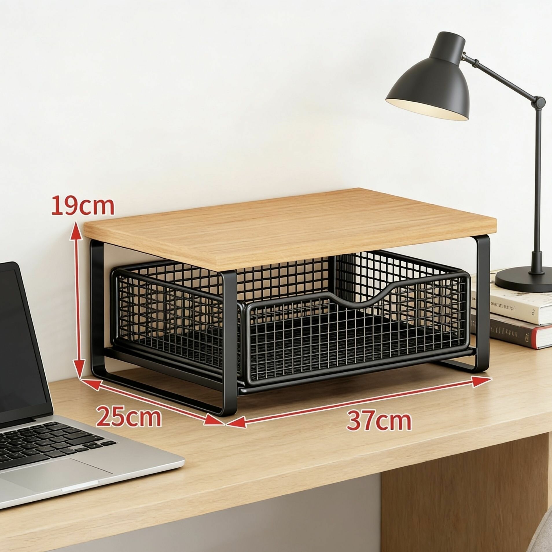 Полка для принтера, небольшая двухъярусная подставка для офисного стола, многофункциональная подставка для копировальных аппаратов.
