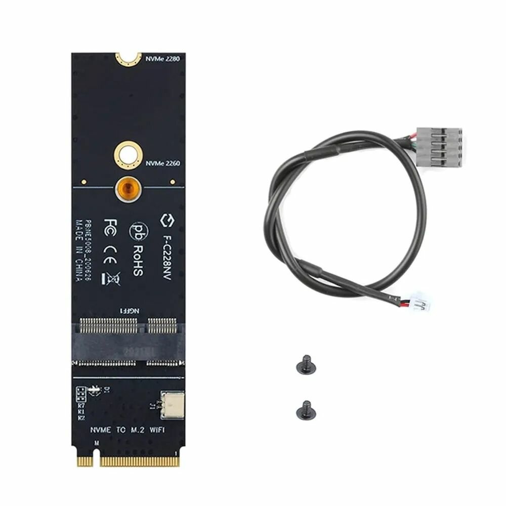 M2Wireless NetworkCard NGFF Адаптер M-ключа в слот для ключей A + E WiFi Конвертер