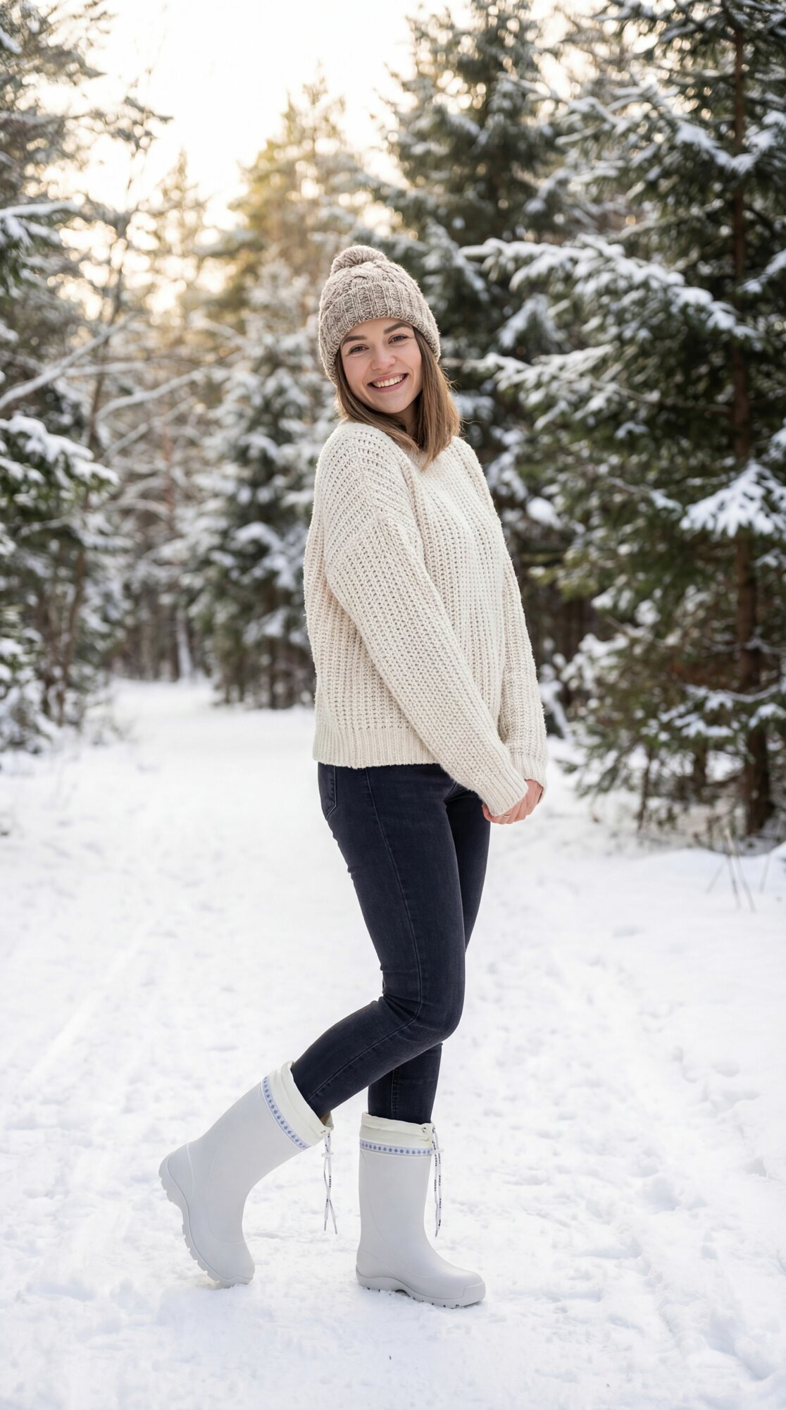 Сапоги ЭВА умка СВ-70 (-40) белые р. 38