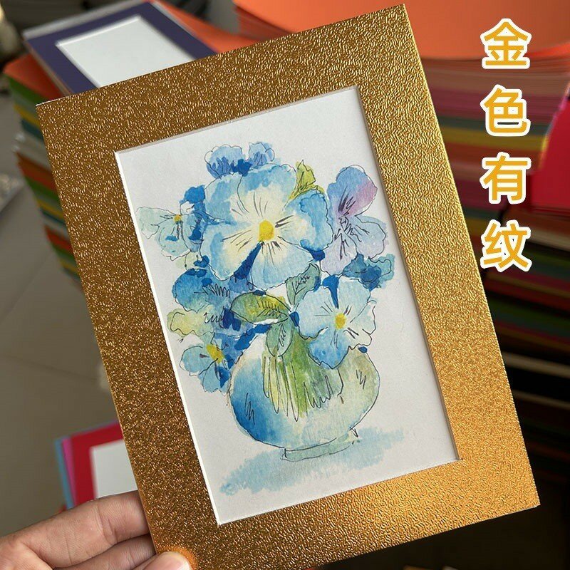 Горячая распродажа10 прямоугольных простых картонных рамок для картин формата A3/A4 для детских рисунков, толщиной 8 дюймов/4 дюйма.