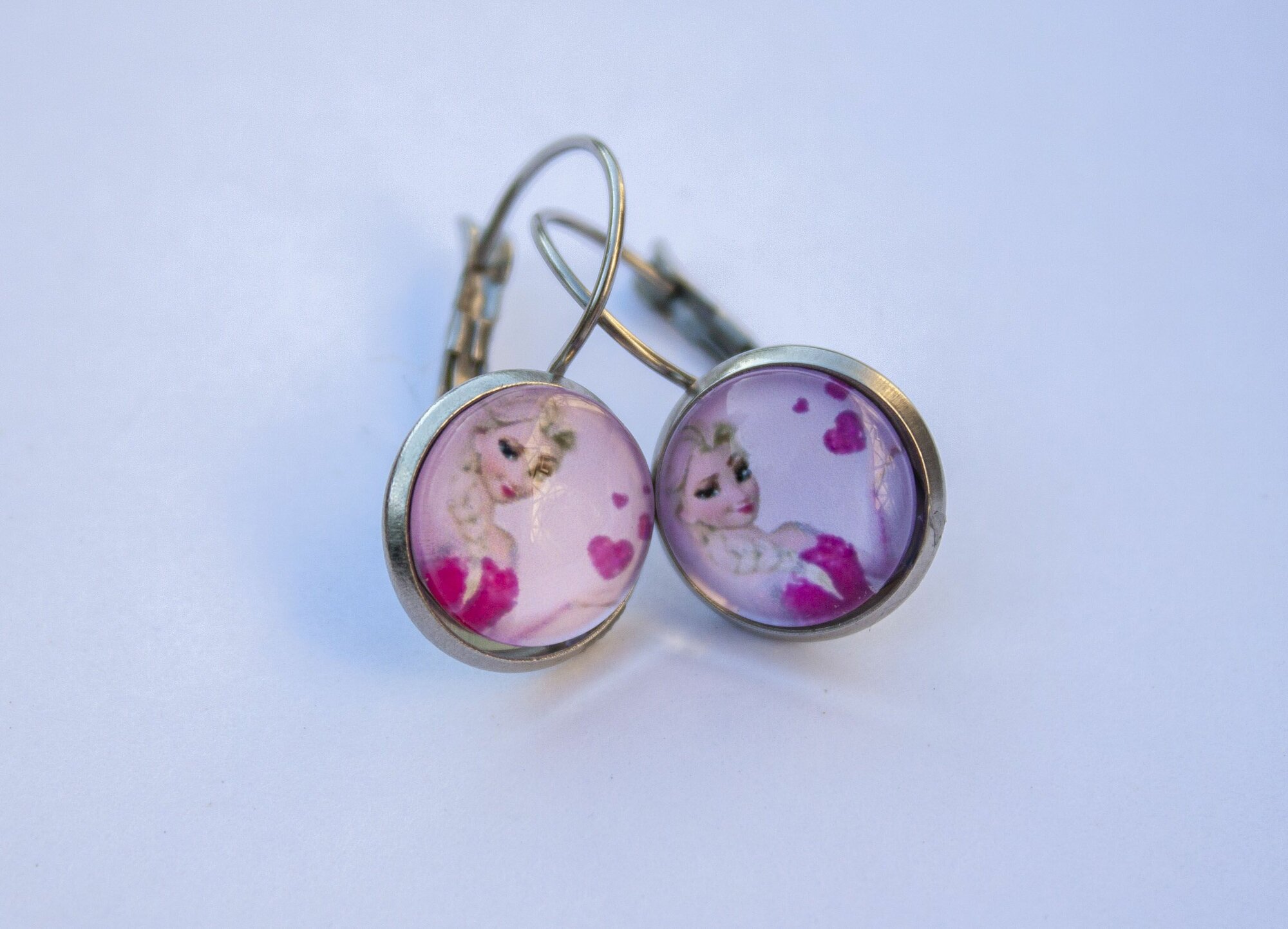 Серьги, стекло