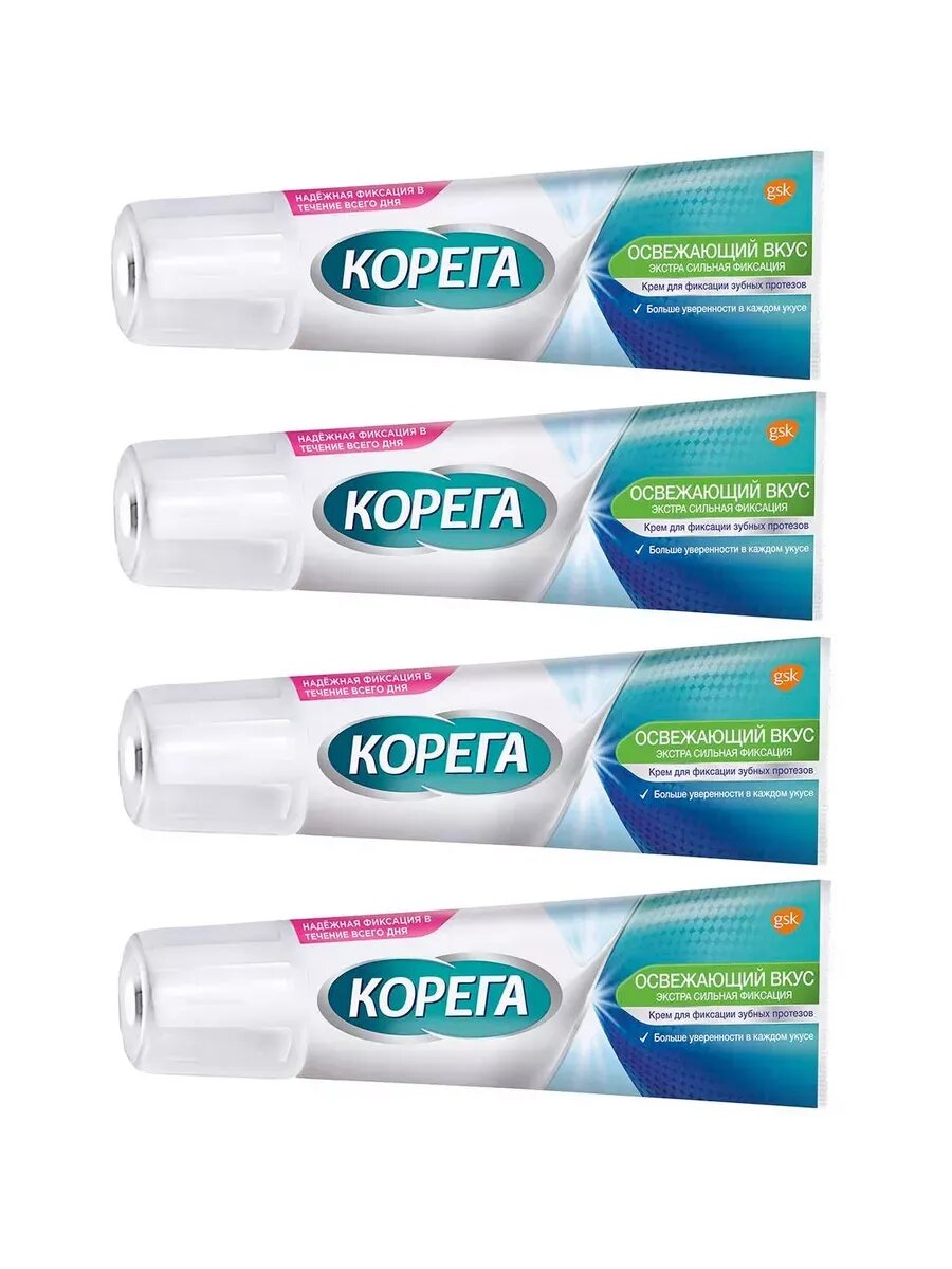 Крем для зубных протезов 40гр- 4 шт.