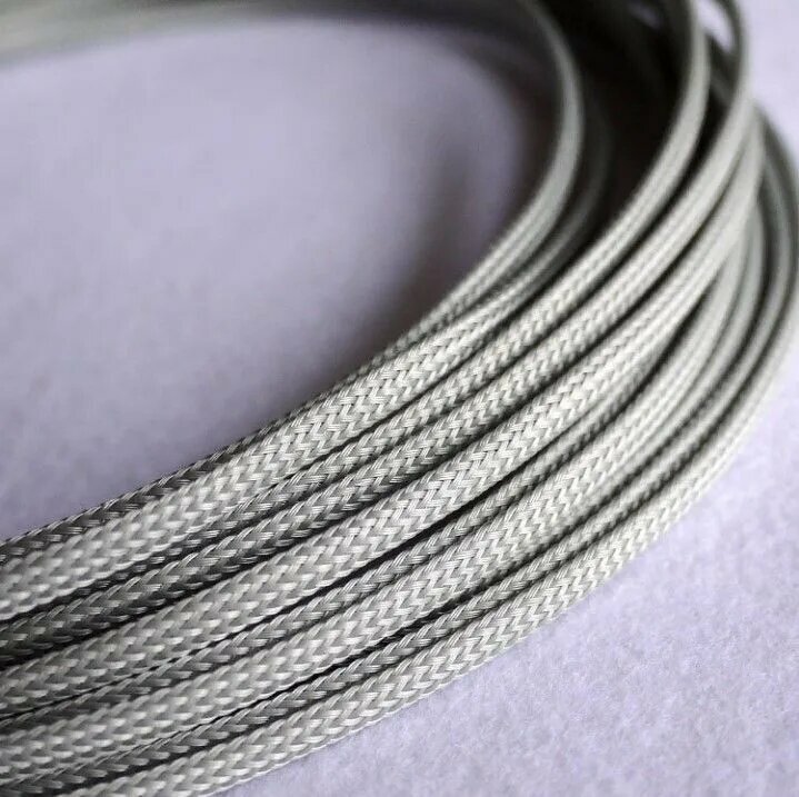 Плетеная оболочка для проводов PET 3 мм 20 метров, трижды плотная змеиная сетка, до 240 C, экологичная огнезащитная, защитная от истирания, для кабелей и проводов