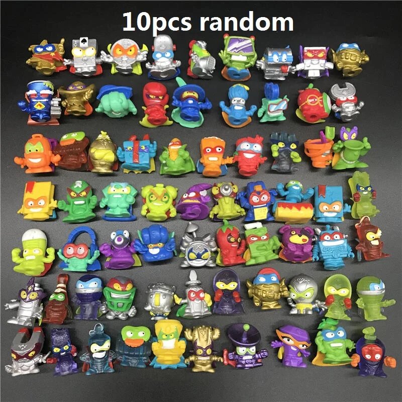 Фигурки Superzings Garbage Trash 3 см