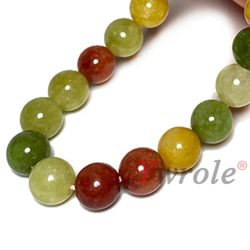 Круглые бусины из натурального камня YWROLE 6 8 10 мм