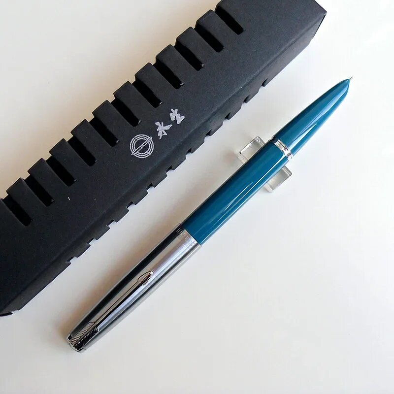Перьевая ручка Wing Sung 601 blue, 0,5 мм