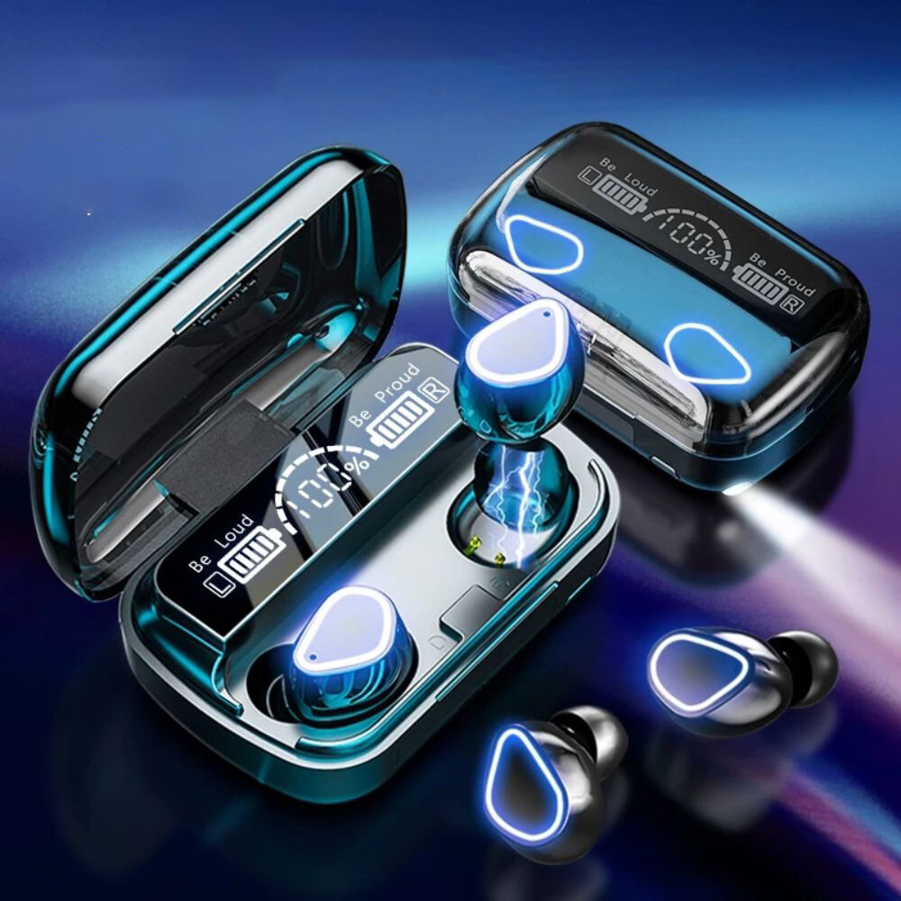Наушники M10 TWS Bluetooth 5.3, 3500 мАч, зарядное устройство, беспроводные наушники с микрофоном, 9D стерео, спортивные водонепроницаемые наушники-вкладыши, гарнитура