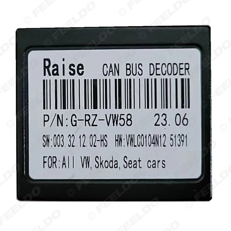 LEEWA 1 шт. автомобильный медиаплеер радио CANBUS BOX для Android Volkswagen RZ-VW58