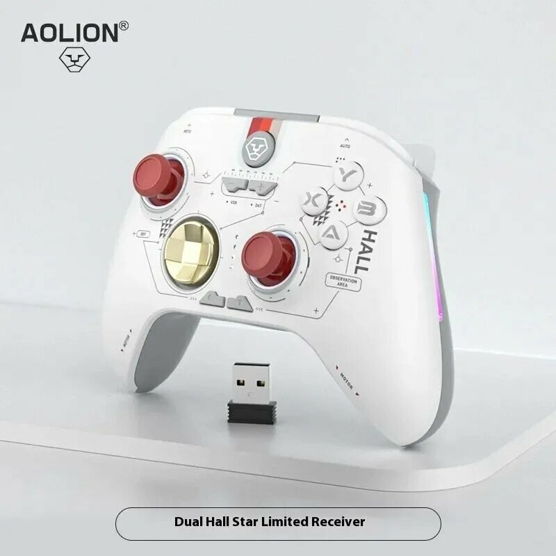 Aolion Saint2 Беспроводной Игровой Контроллер Hall Effect Joystick Подходит Для ПК, Switch, Мобильного Телефона, steam