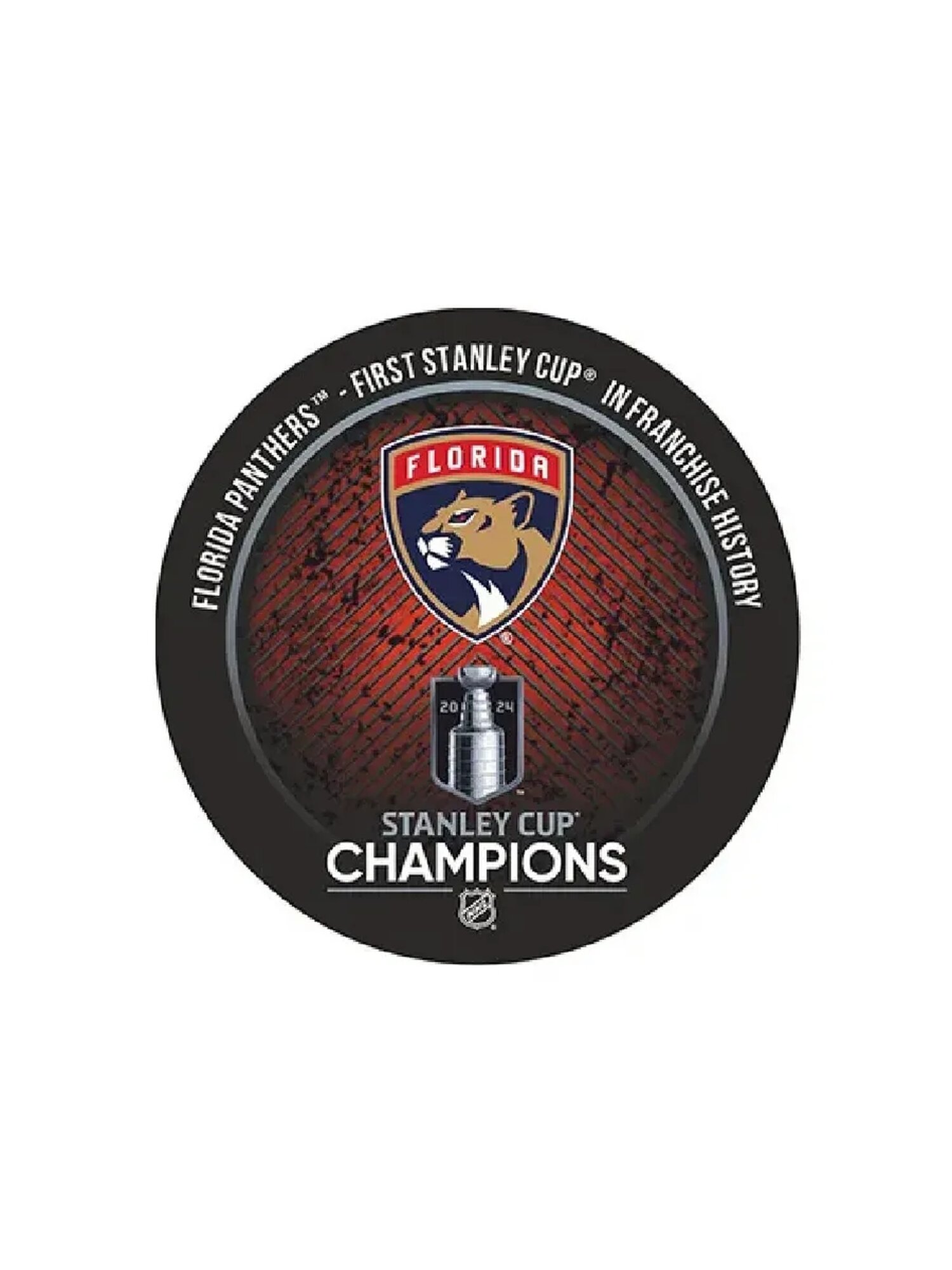 Шайба Sportfanat НХЛ Champions 2024 Флорида FIRST STANLEY CUP 1-ст.