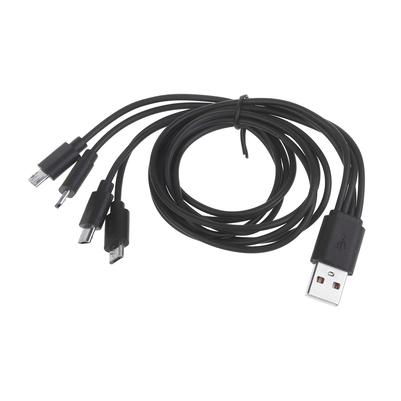 Кабель-разветвитель USB TypeA на Micro 4 в 1 для зарядки с