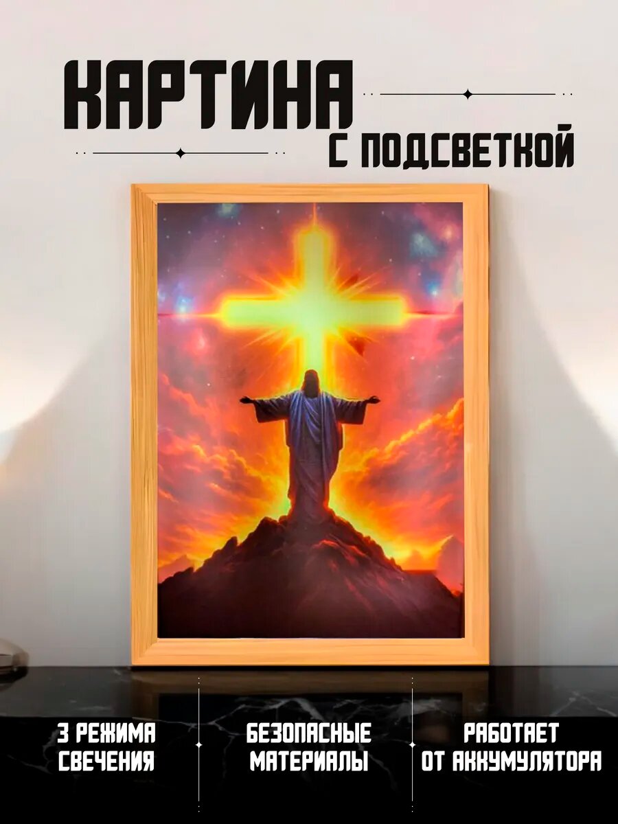 Ночник икона Иисус Христос