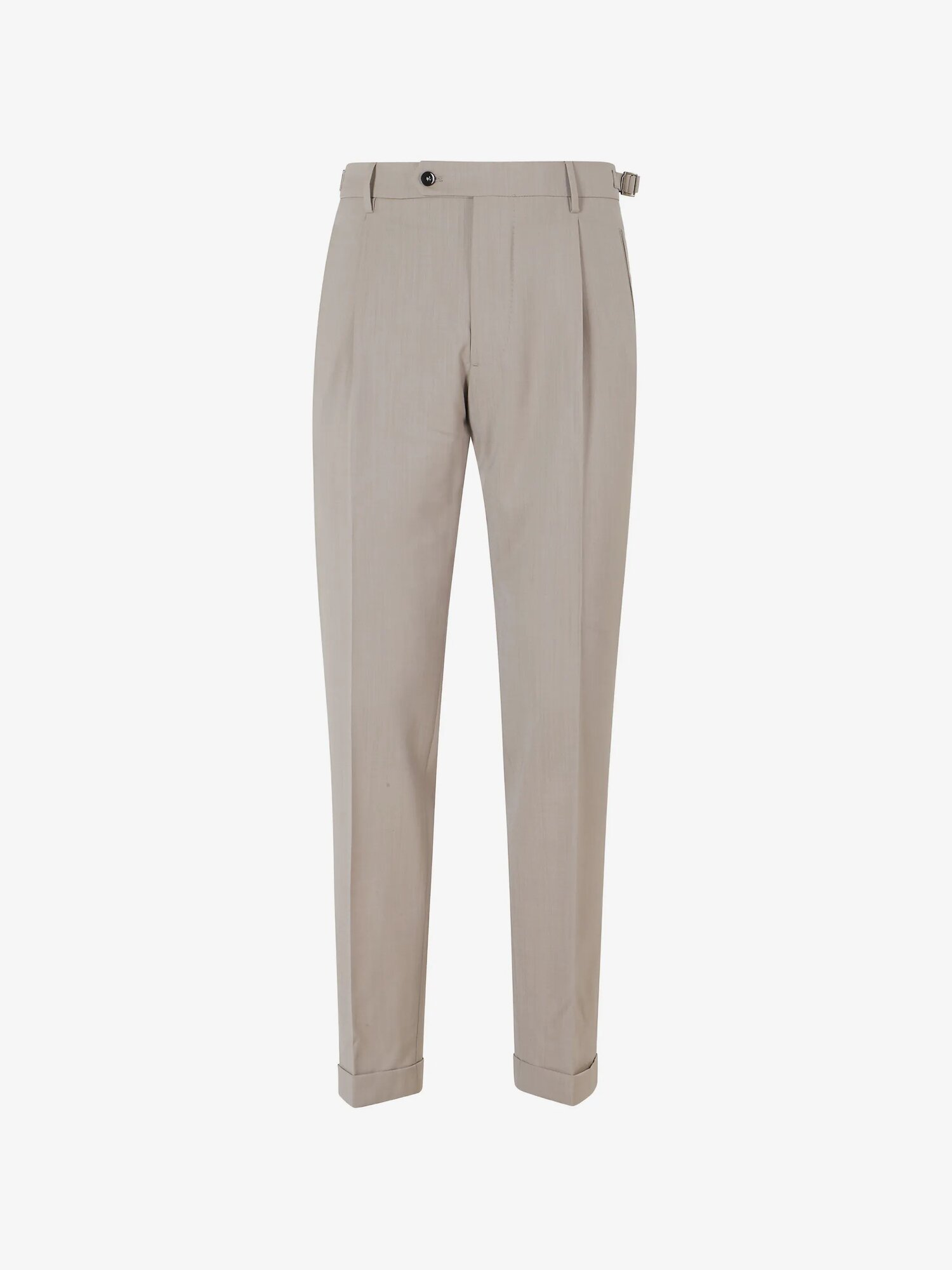Брюки Pleated-detail turn-up trousers