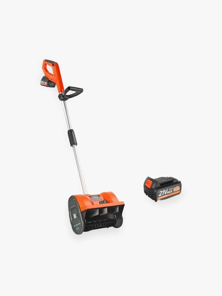 Снегоуборщик аккумуляторный ручной PATRIOT PE 2341 UES, 21В, 4Ач, АКБ+ЗУ в комплекте