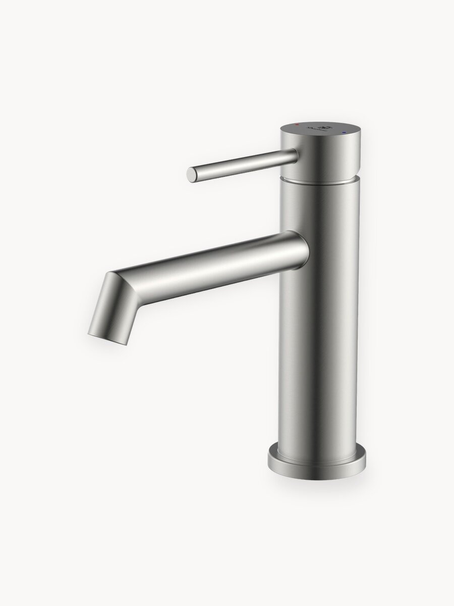 Смеситель для раковины Diadonna D234-10S для умывальника, кран для раковины в ванную, нержавеющая сталь