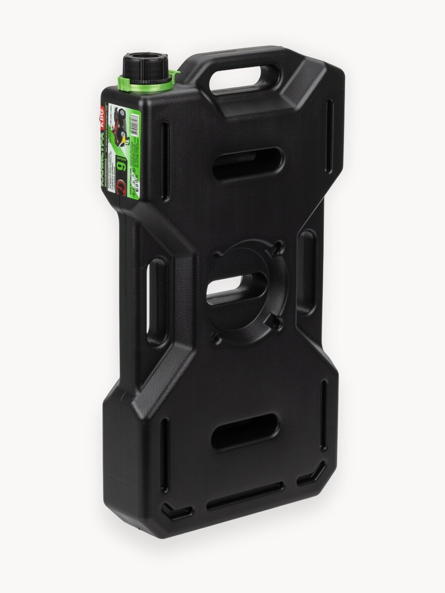 Канистра экспедиционная 9 л для бензина пластиковая класса экстрим черная