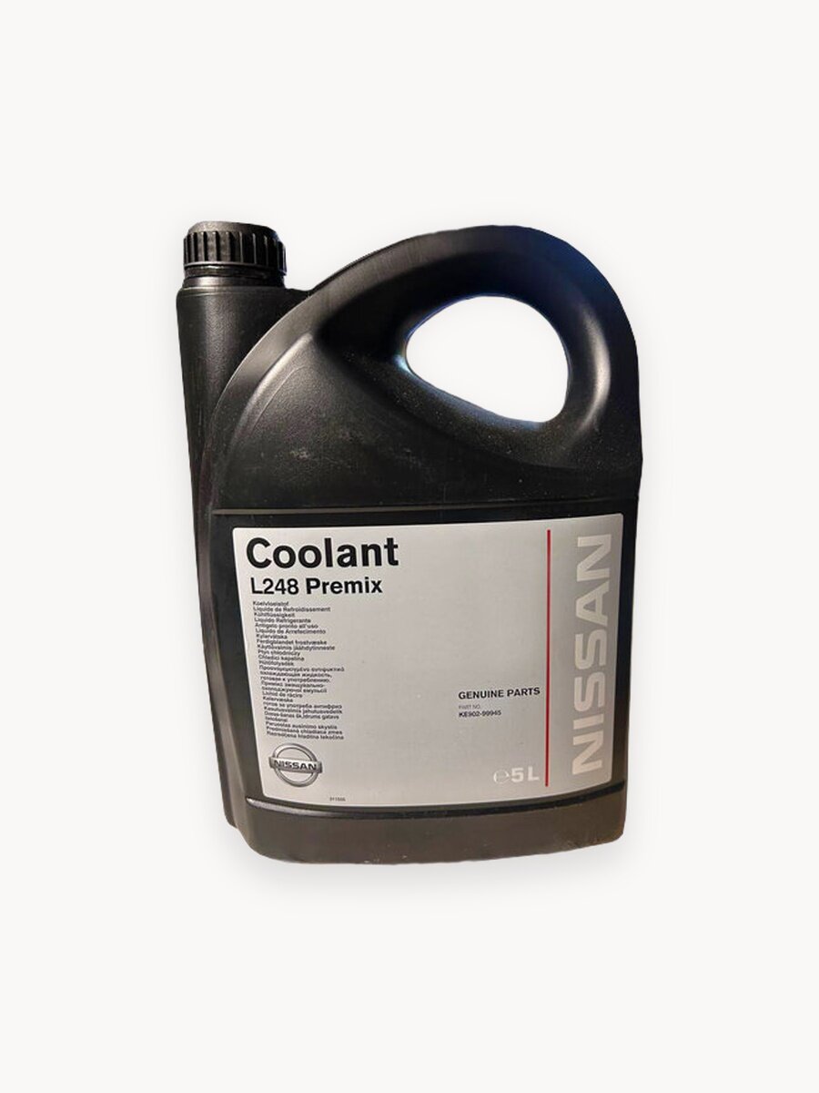 Охлаждающая жидкость антифриз Nissan Coolant L248, для грузовых авто, 5 л