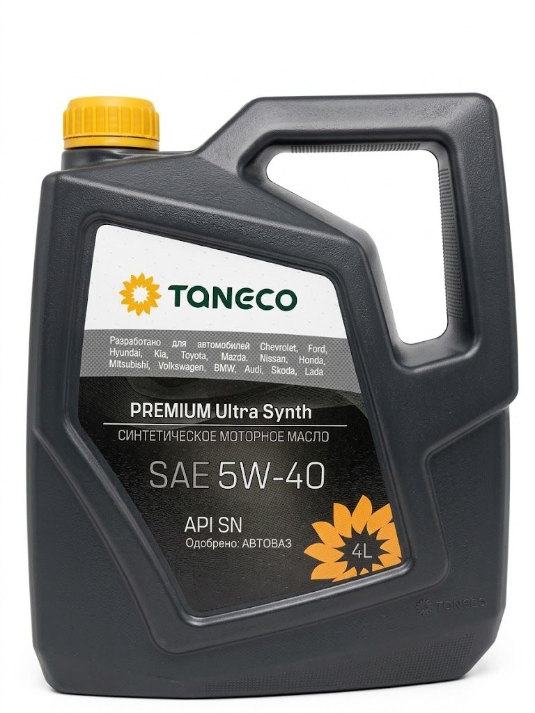 TANECO Premium Ultra Synth 5W-40 Масло моторное, Синтетическое, 4 л