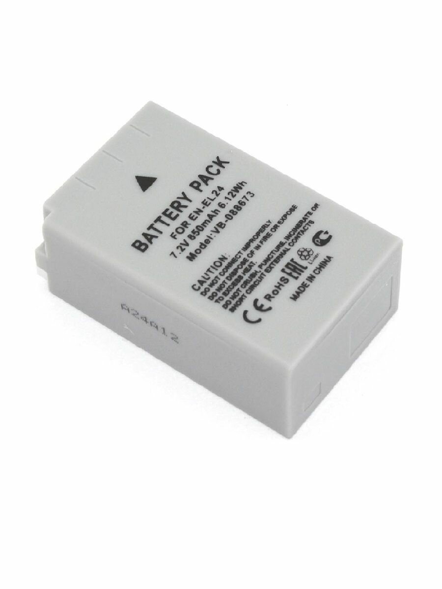 Аккумулятор EN-EL24 для фотоаппарата Nikon 1 J5, 7.2V 850mAh Li-ion