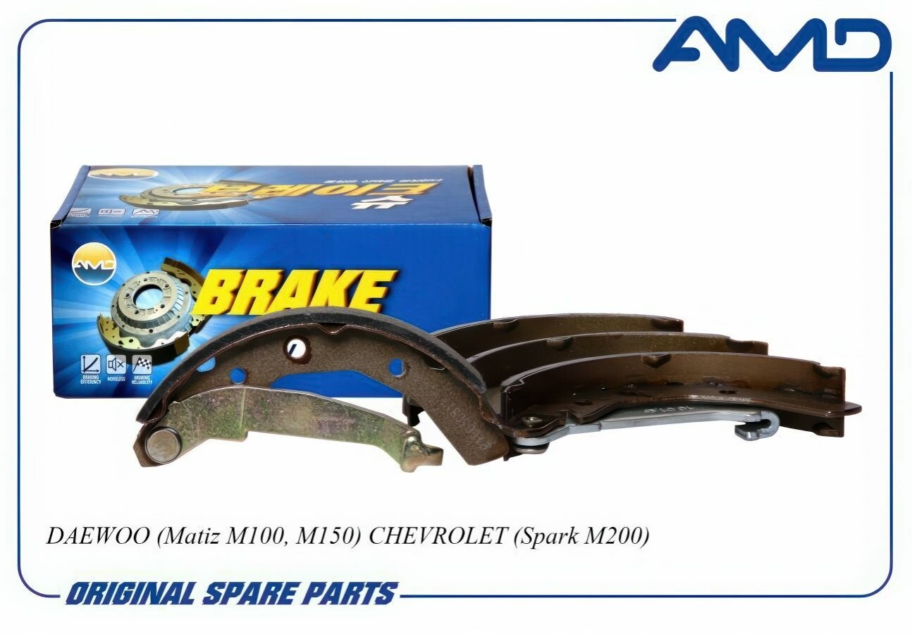 Колодки тормозные барабанные для Шевроле Спарк, Дэу Матиз AMD. BF226 AMD