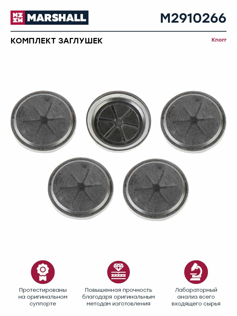 Комплект заглушек KNORR SN6 SN7 SK7 (M2910266)