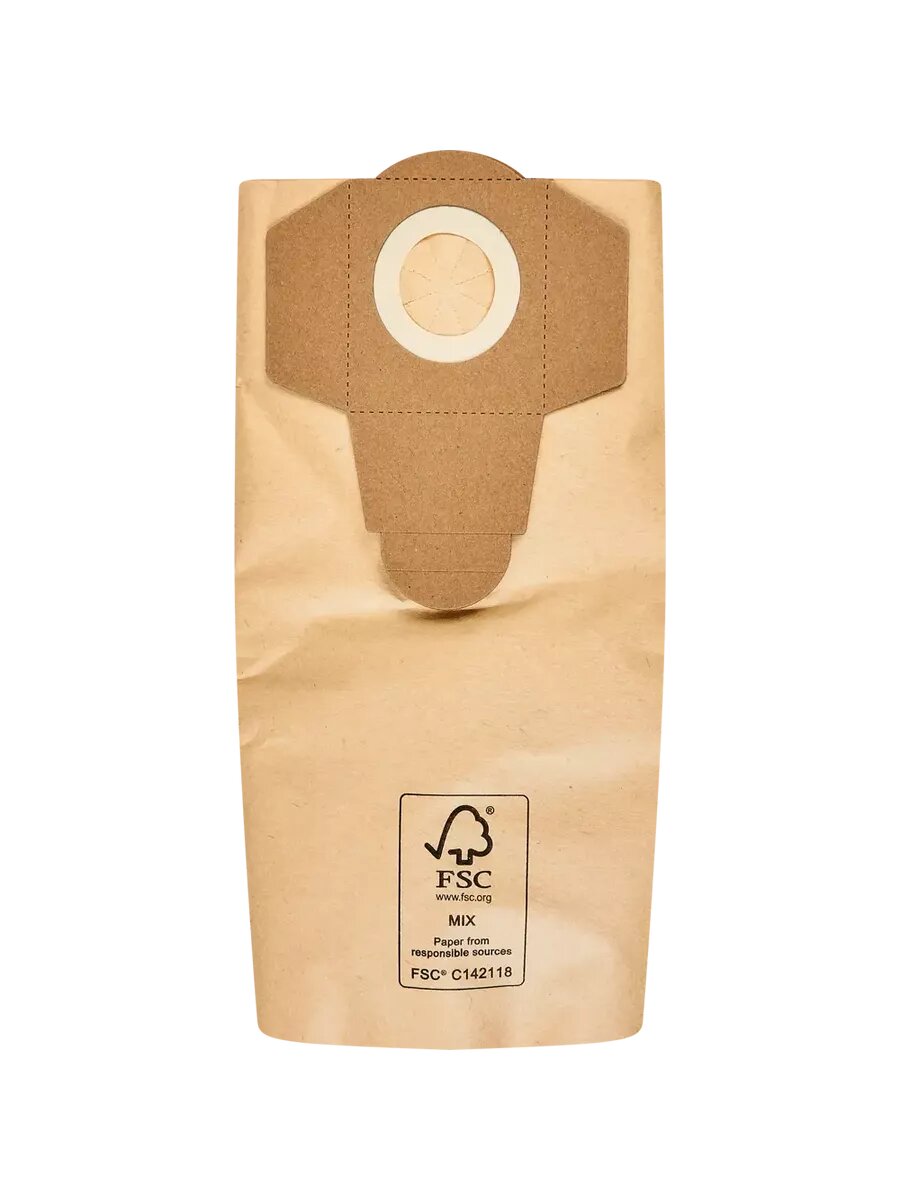 Мешки бумажные для пылесоса, 30 л, 4 шт