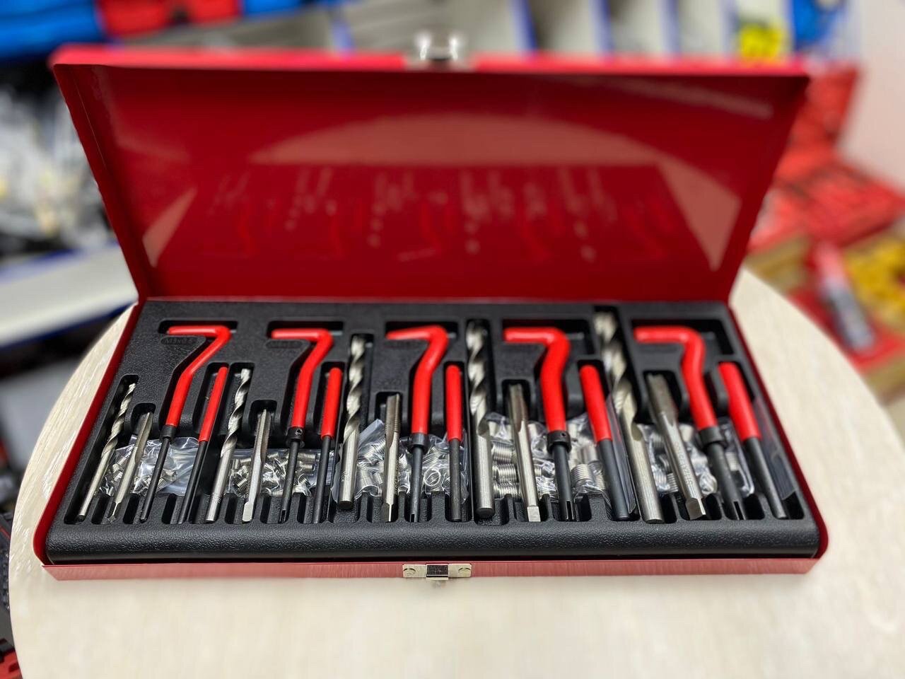 Набор для восстановления резьбы М5х0,8 - М12х1,75, 131 предмет, в кейсе