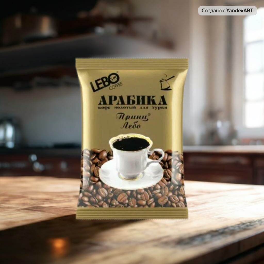 Кофе молотый Lebo Принц Лебо, для турки, 100 гр