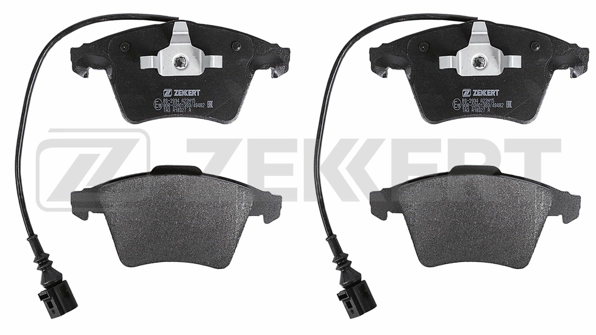 Колодки торм. диск. передн. с датчиком VW Touareg 02-