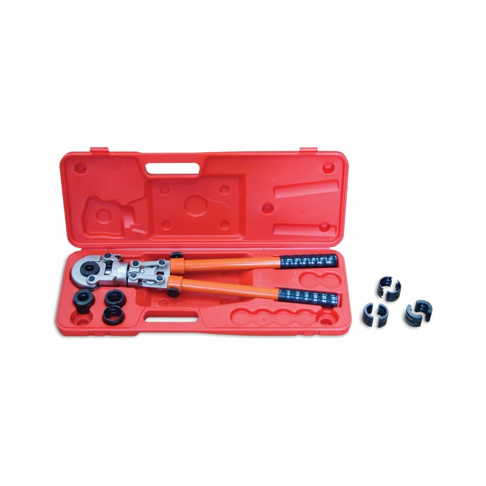 Ручной пресс-инструмент для обжима металлопластиковых труб и фитингов с вкладышами FORA ТН 16-20-26-32