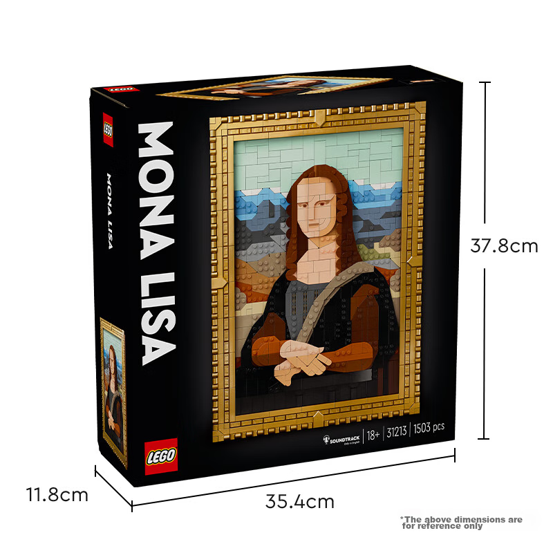 LEGO Building Blocks Set 31213 Mona Lisa, 18+ Years Old, Boys Girls Children's Toy, Birthday Gift