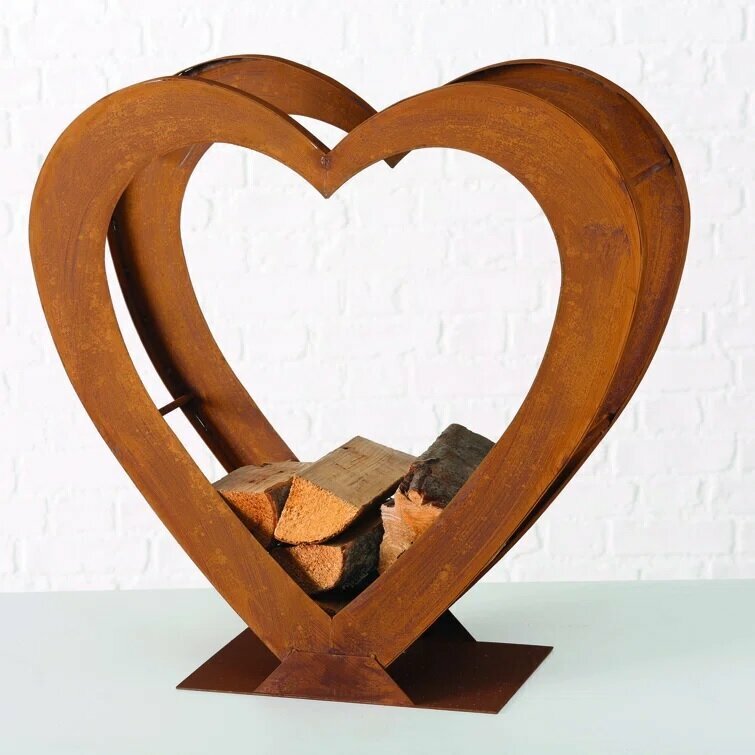 Дровница в стиле лофт из металл Модель 13