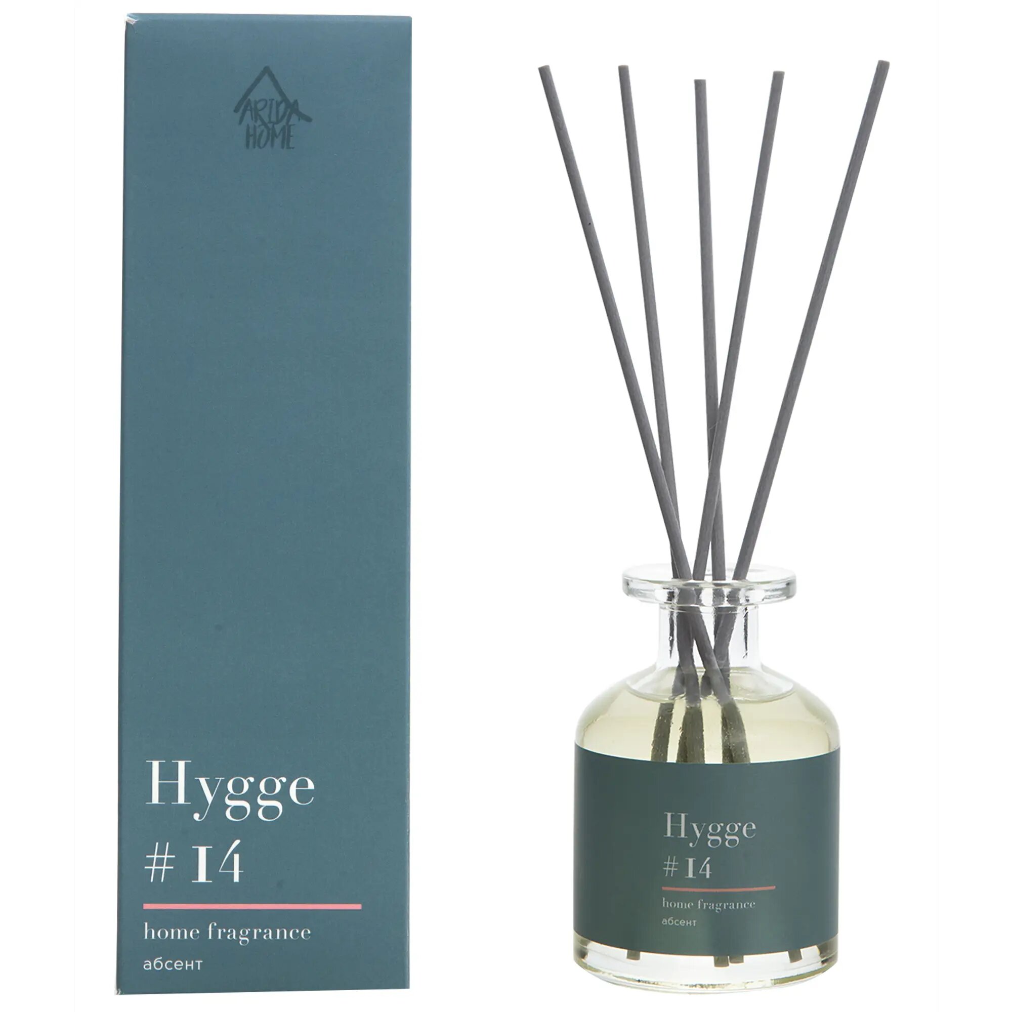 Arida Home Hygge Абсент #14 Ароматический диффузор 100 мл с послевкусием для дома