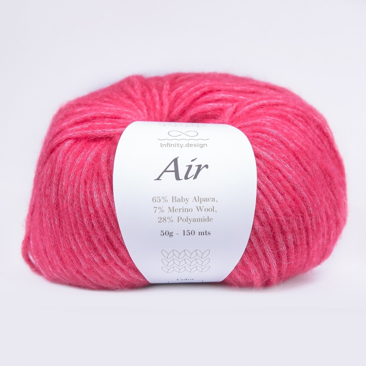 Пряжа для вязания Infinity Design Air (4065 Wine Red) 2 мотка