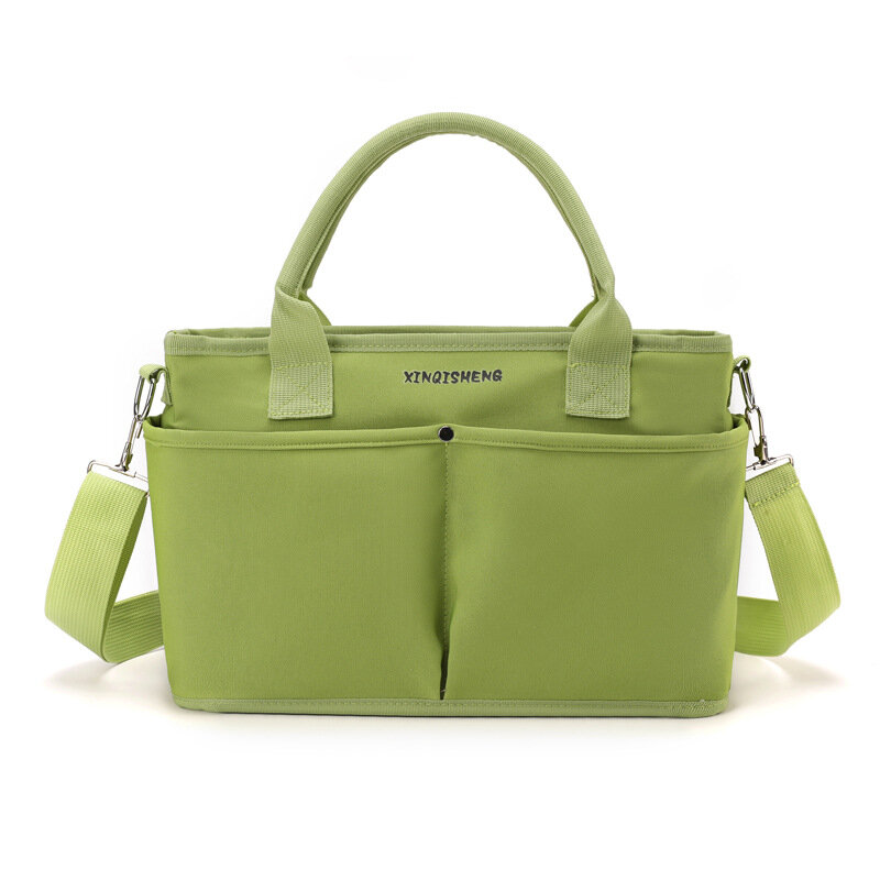 Новая портативная сумка для молочной смеси, сумка для мамы, холщовая сумка для матери и ребенка, многофункциональная термосумка для детских бутылочек, подвесная сумка для коляски.