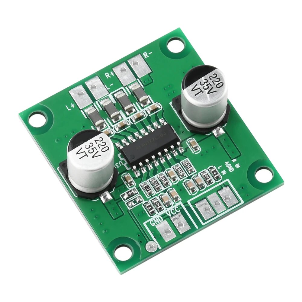 Модуль цифрового усилителя мощности постоянного тока 7-25 В, аудиоусилитель 2*40 Вт, плата усилителя чистой мощности