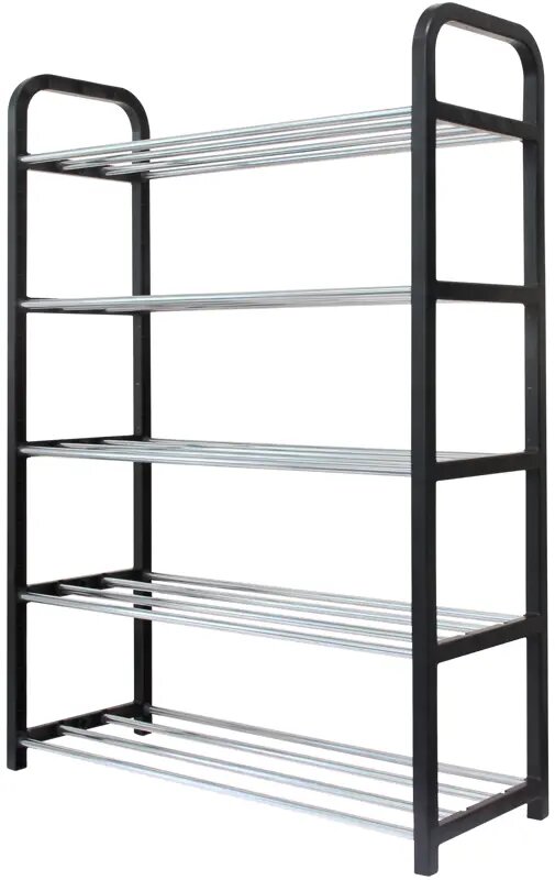 Этажерка для обуви Gromell Rusa 50x68x18.5 см 5 полок металл цвет черный