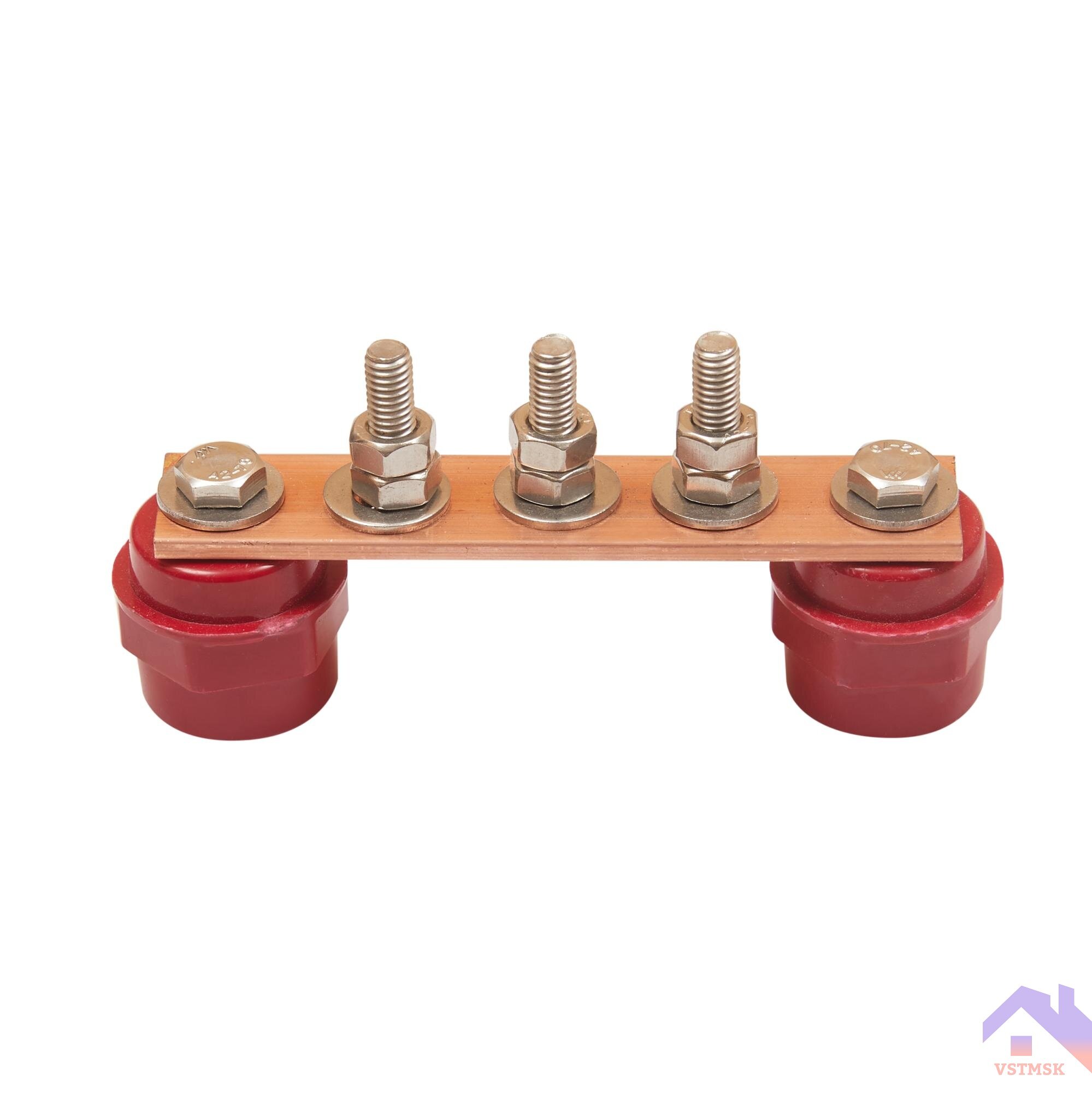 ГЗШ 3х20мм,3 подключения, 100х20х3мм, медь. VSTMSK