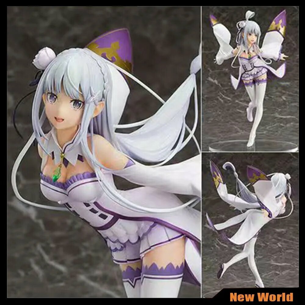 Фигурка Re: Zero Жизнь с нуля в альтернативном мире Эмилия / Re: Zero Emilia Коллекционный фигурки (22cm)