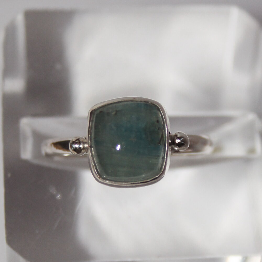 Кольцо, аквамарин