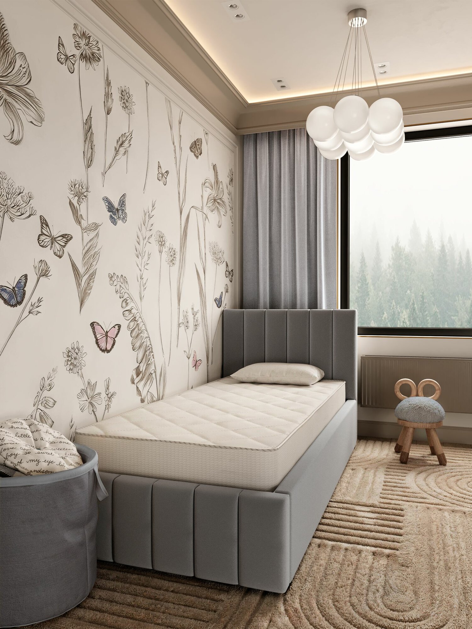 Микс Интерьер кровать Милан 90х200 с подъемным механизмом