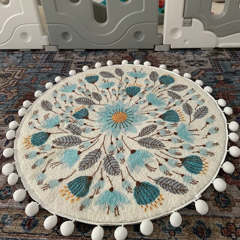 Ковер, похожий на кашемир, круглый ковер для гостиной
